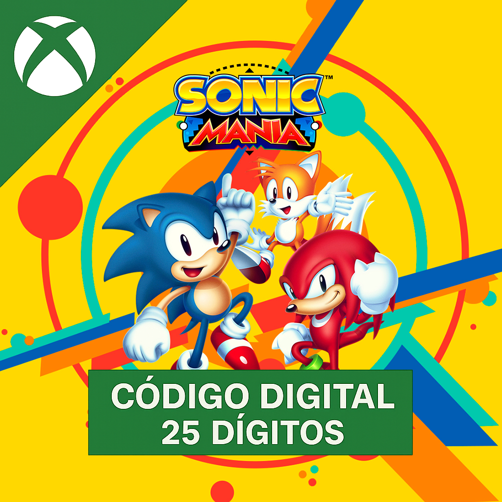 Sonic Mania Xbox REGIÃO - Código 25 Dígitos – Games Safari Loja