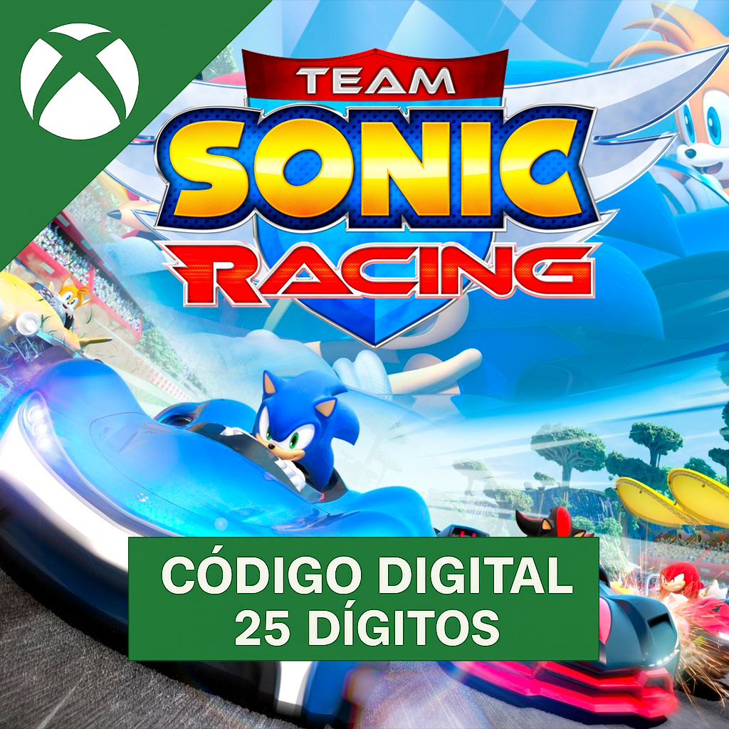 Team Sonic Racing Xbox REGIÃO - Código 25 Dígitos – Games Safari Loja