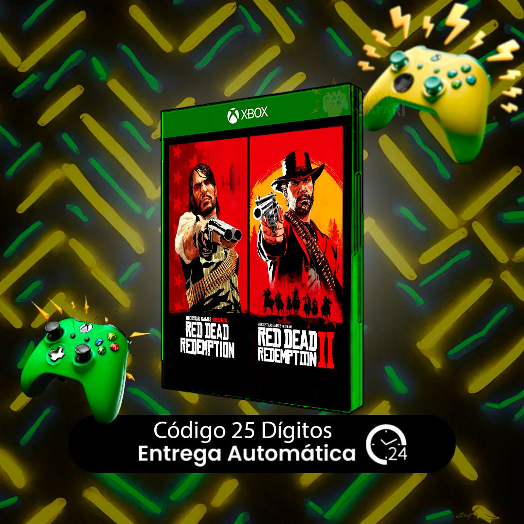 Red Dead Redemption E Red Dead Redemption 2 Bundle Xbox REGIÃO - Códig ...
